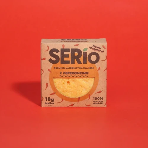 Serio – roślinny ser Peperoncino na bazie łubinu 150g SpożyVczak